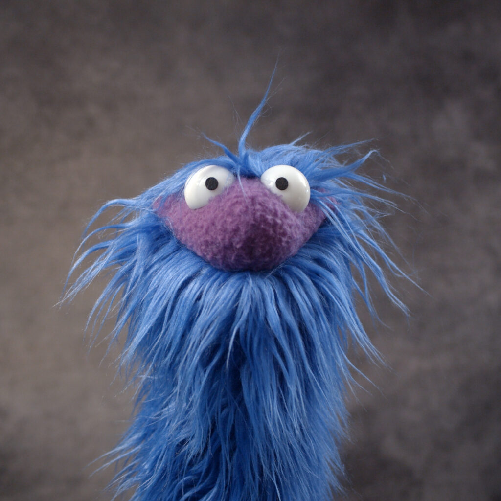 Sonk Puppets! Professional Practice Hand Puppet (blue/purple ...