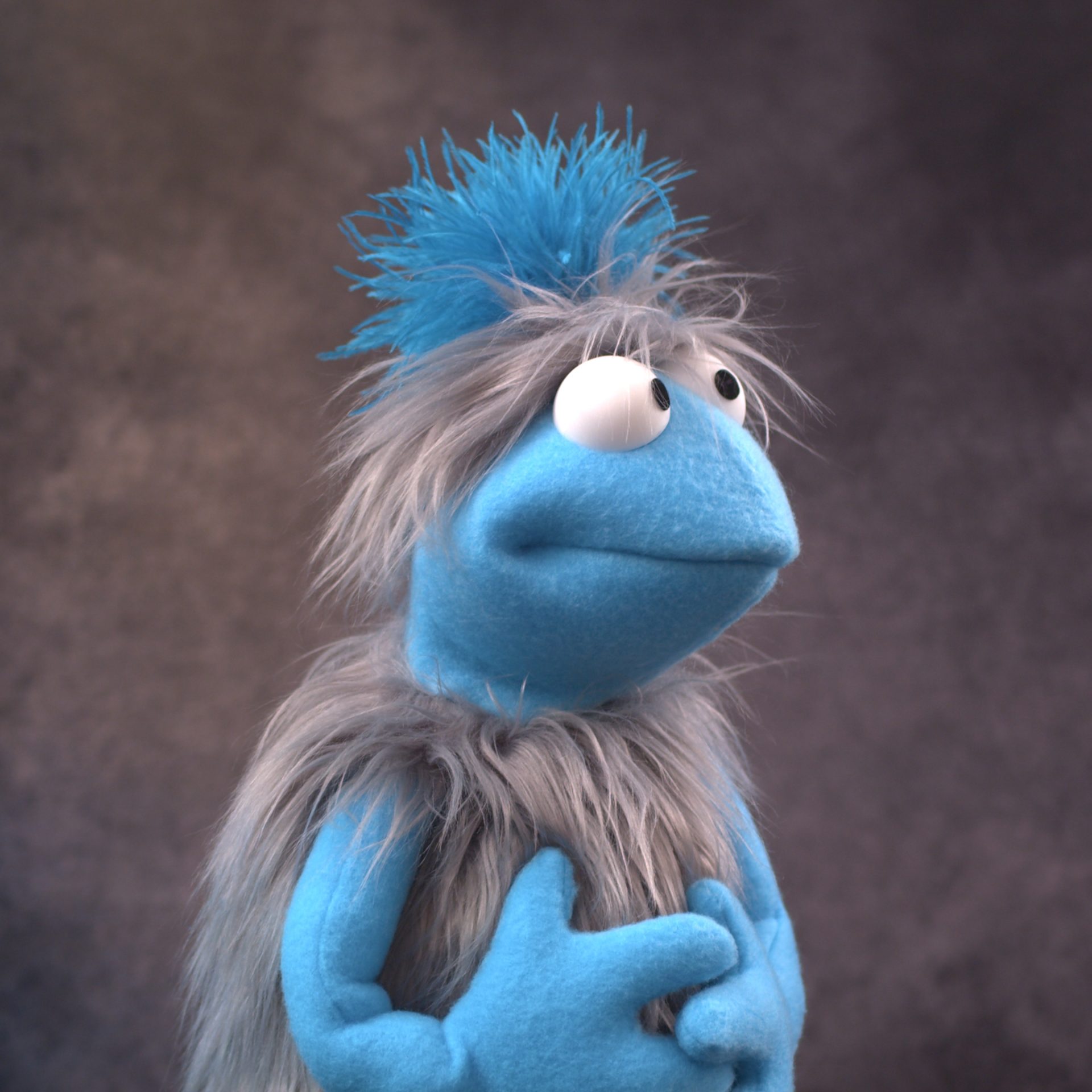 Greeblee (blue) Professional Hand Puppet – Operation: Puppet