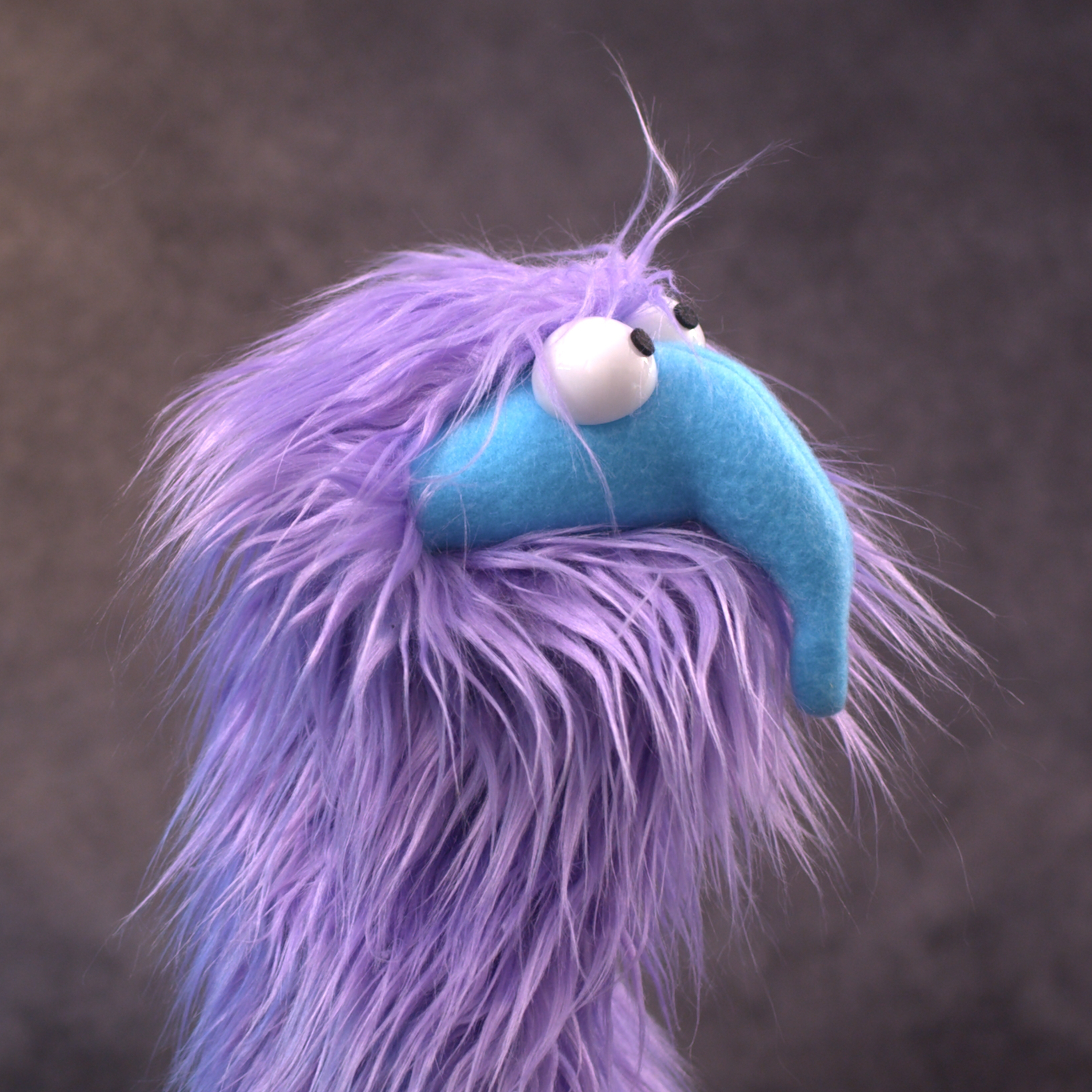 Sonk Puppets! Professional Practice Hand Puppet (purple and blue ...