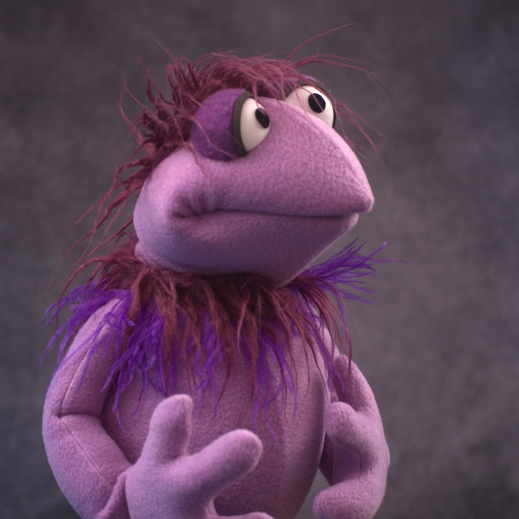 Greeblee (purple) Professional Hand Puppet – Operation: Puppet