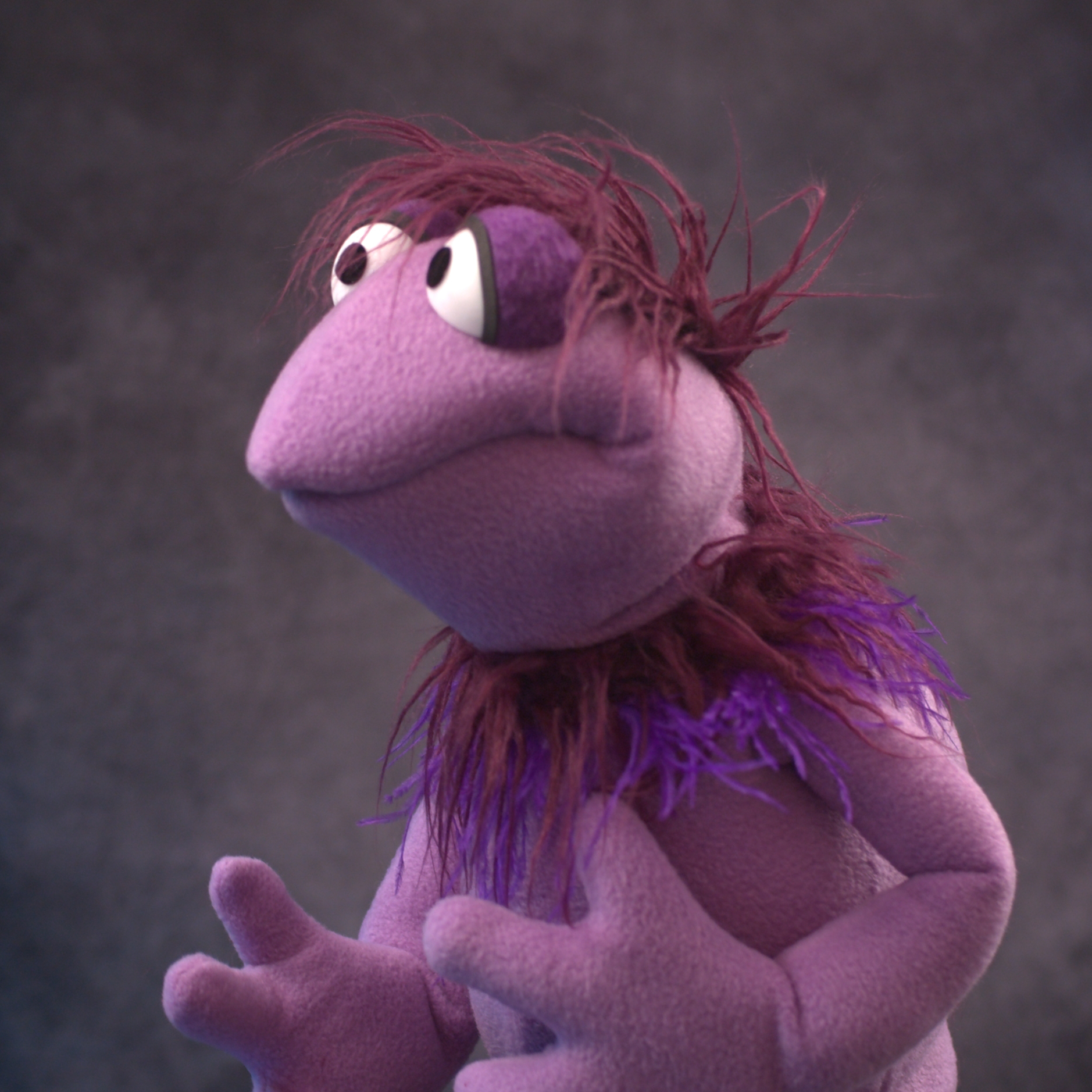Greeblee (purple) Professional Hand Puppet – Operation: Puppet