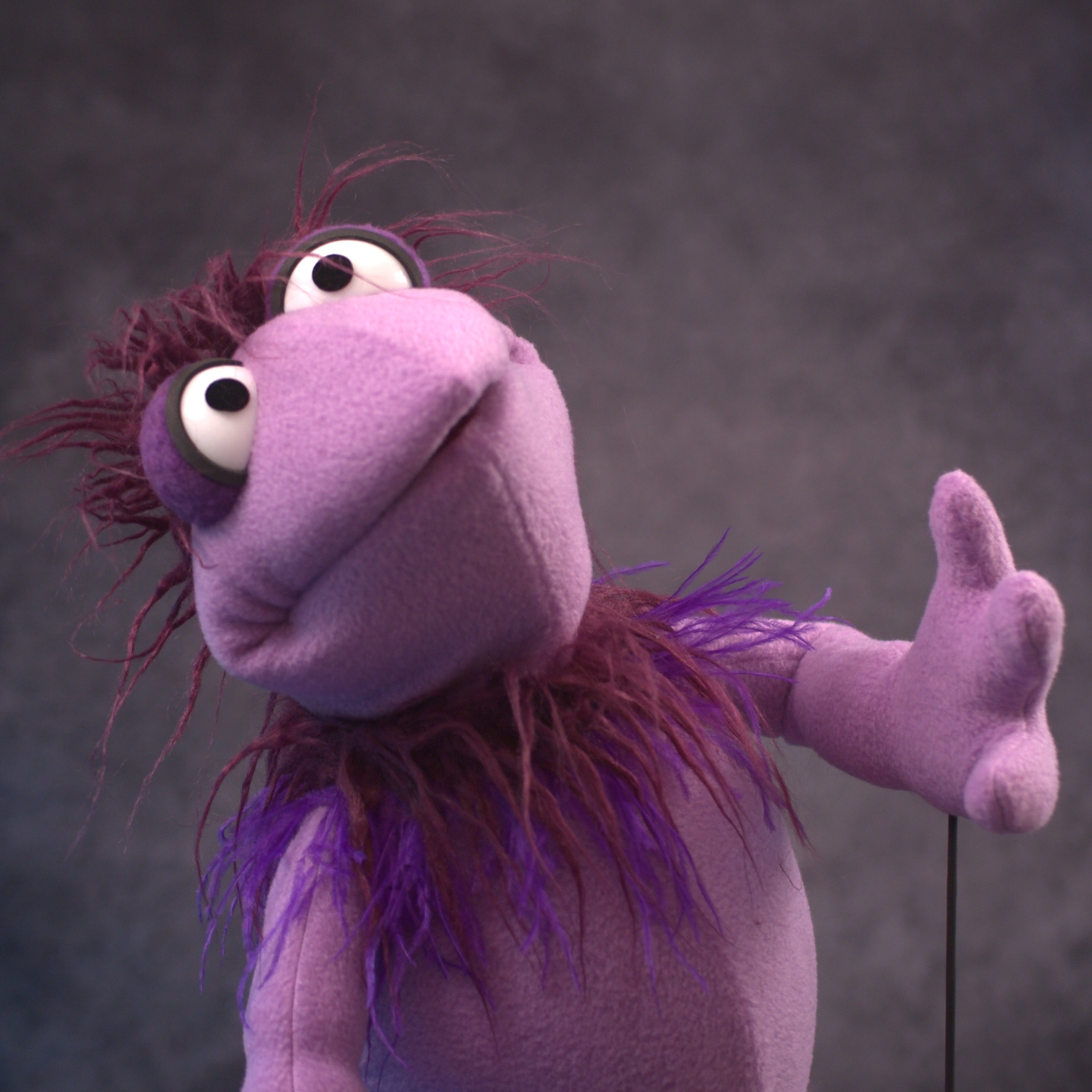 Greeblee (purple) Professional Hand Puppet – Operation: Puppet