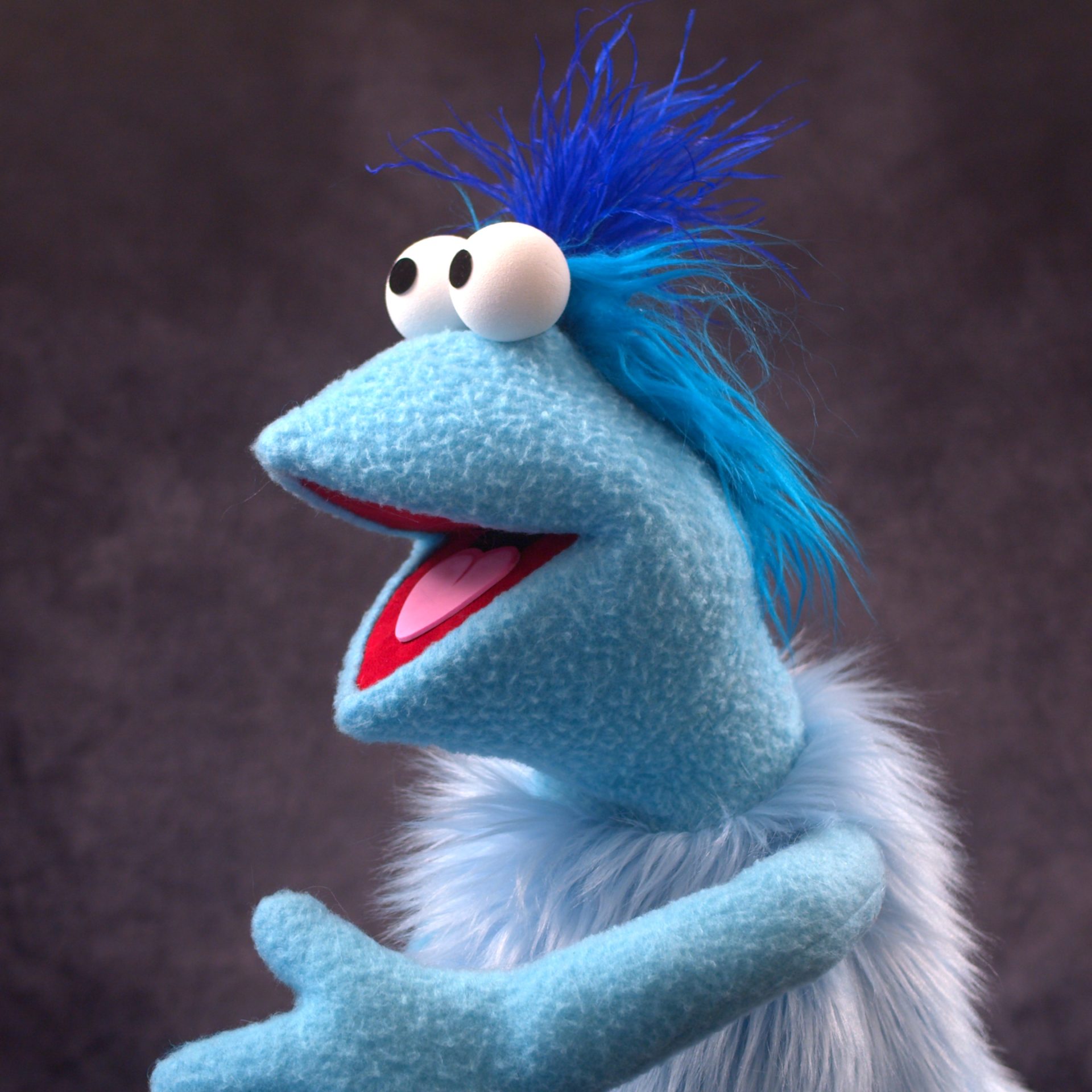 Greeblee (blue) Professional Hand Puppet – Operation: Puppet