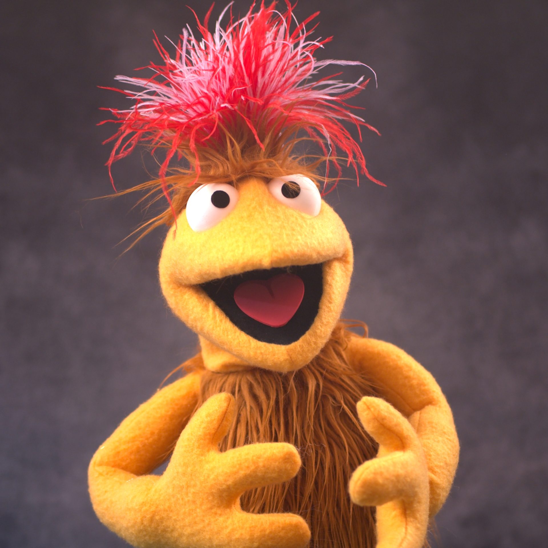 Orange Greeblee Professional Hand Puppet – Operation: Puppet