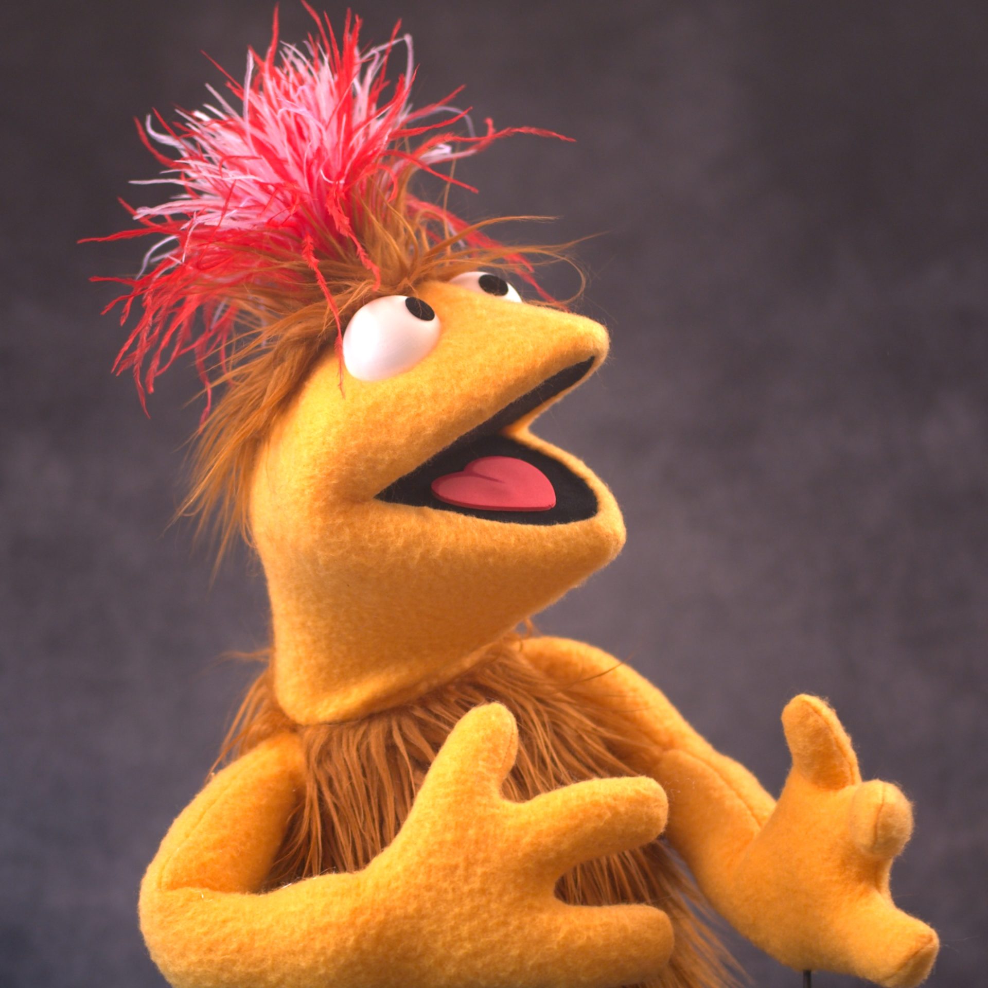 Orange Greeblee Professional Hand Puppet – Operation: Puppet