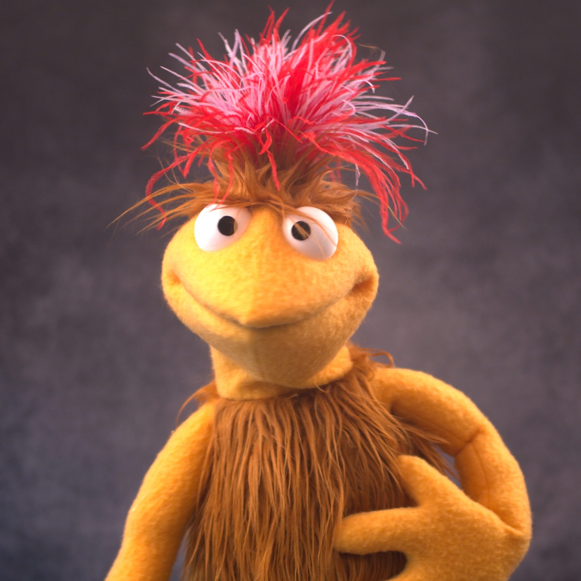 Orange Greeblee Professional Hand Puppet – Operation: Puppet