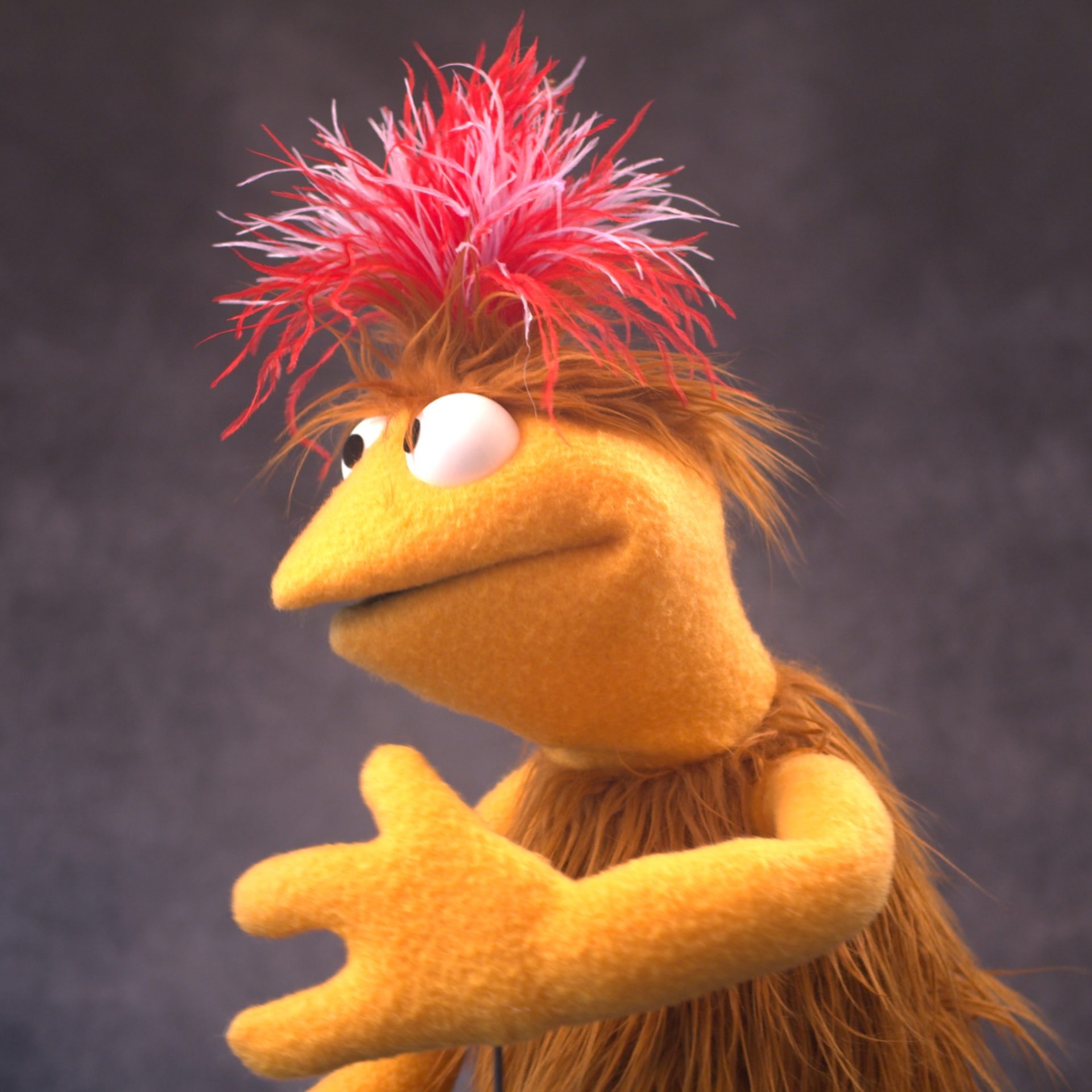 Orange Greeblee Professional Hand Puppet – Operation: Puppet