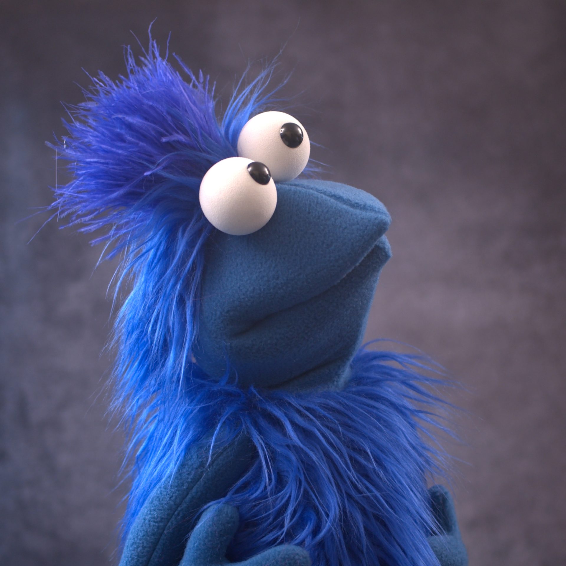 Blue Greeblee Professional Hand Puppet – Operation: Puppet