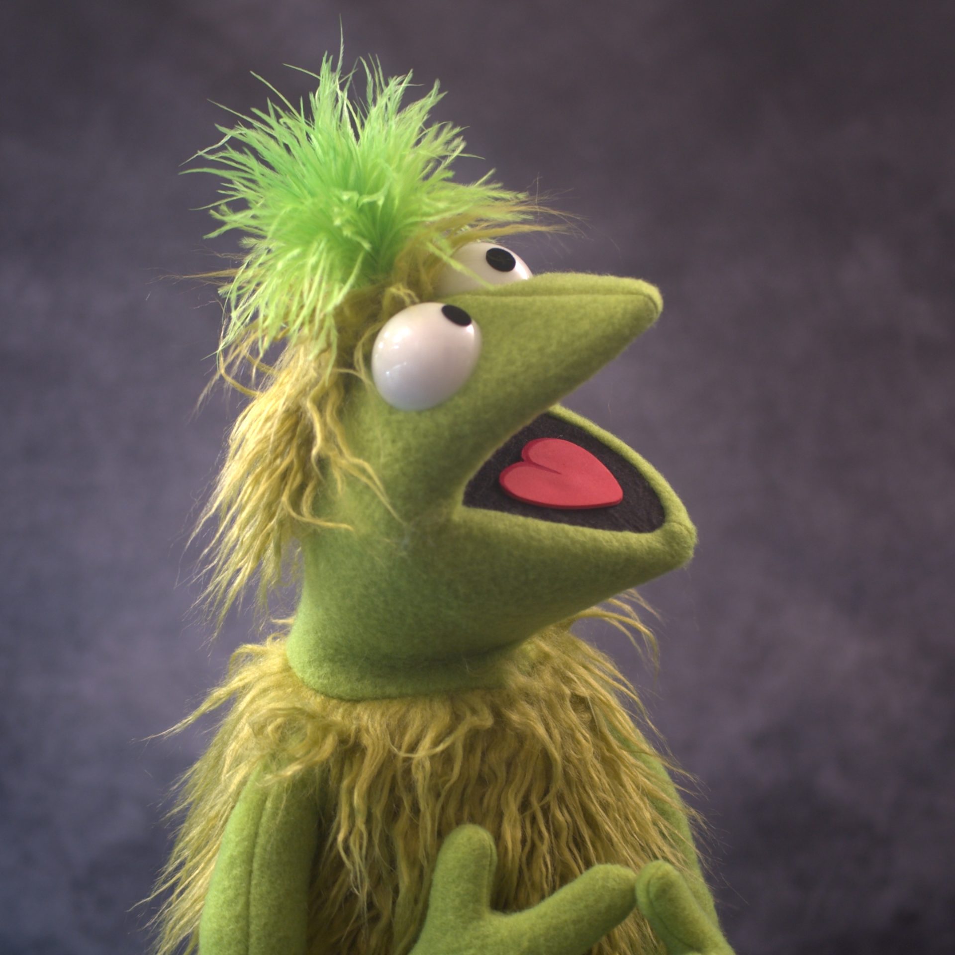 Green Greeblee Professional Hand Puppet – Operation: Puppet