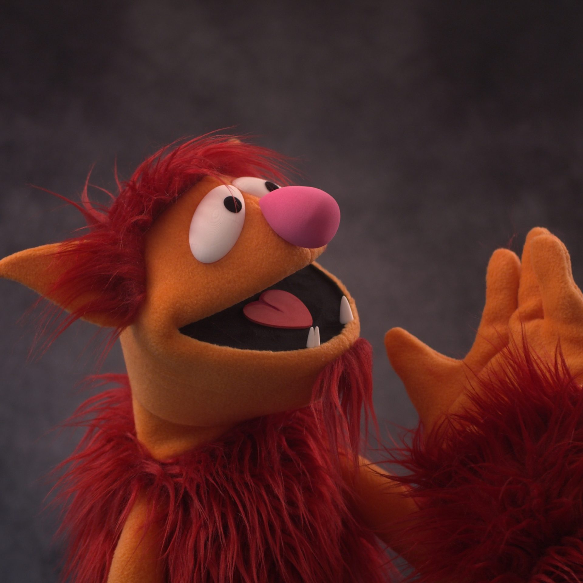 Professional Live Hands Puppet Orange Ogre – Operation: Puppet