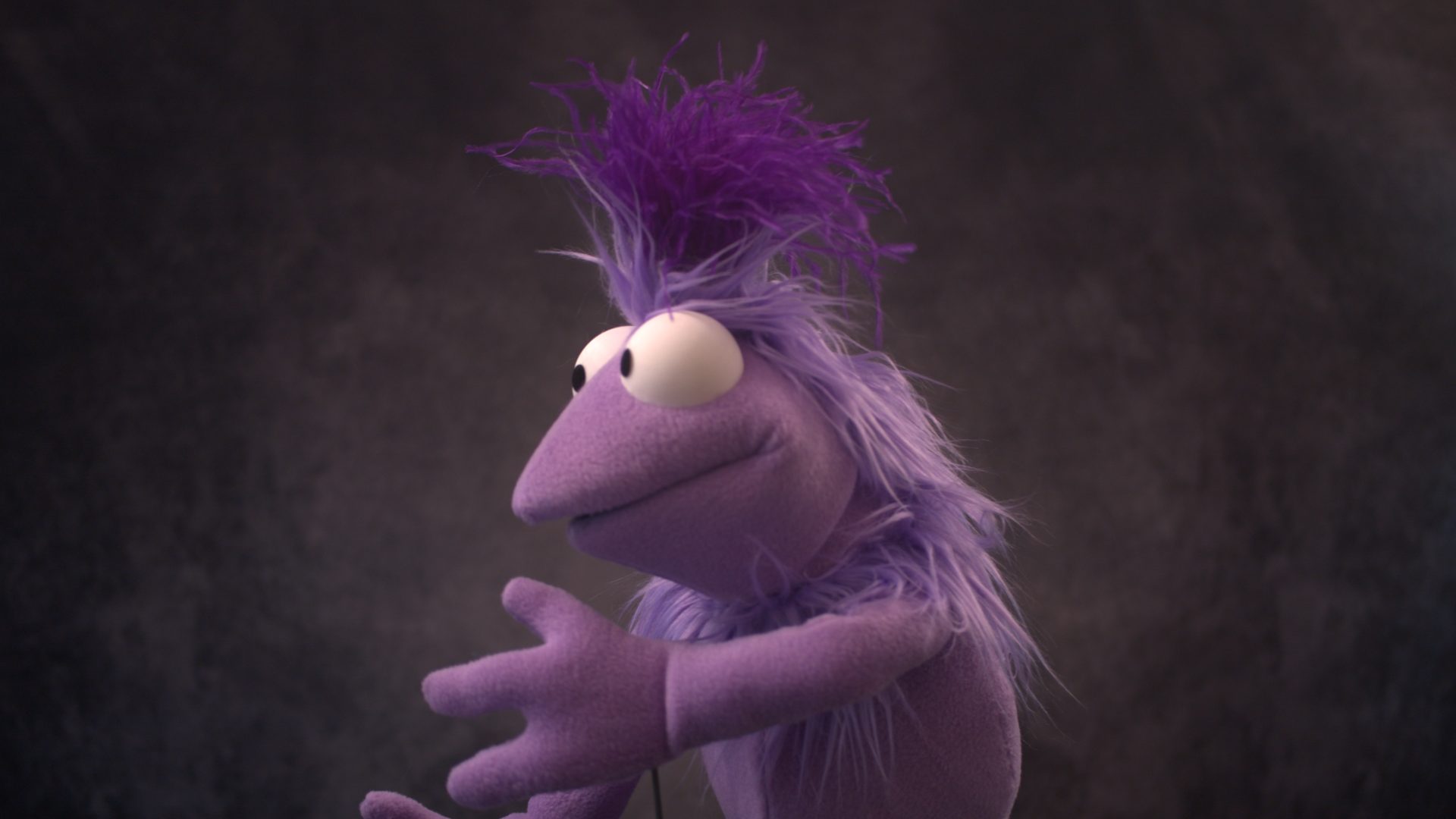 Purple Greeblee Professional Hand Puppet – Operation: Puppet