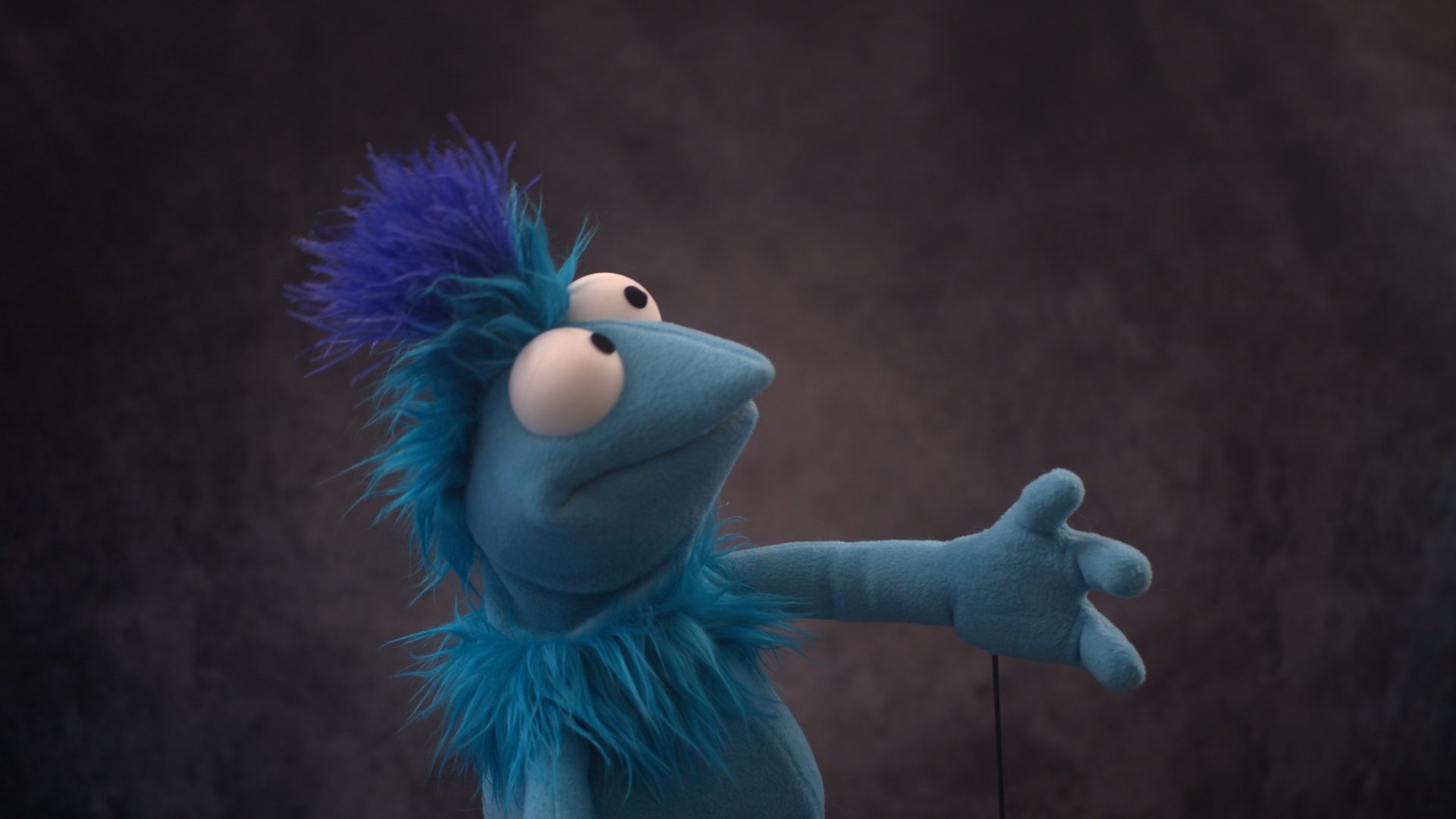Blue Greeblee Professional Hand Puppet – Operation: Puppet