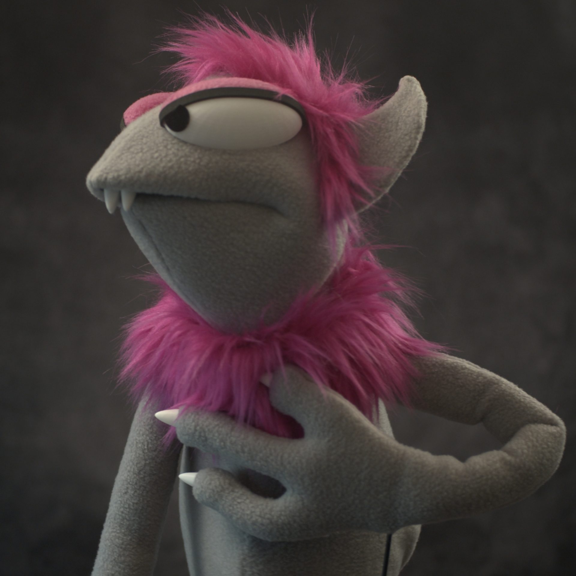 Grey Goblin Hand and Rod Puppet – Operation: Puppet