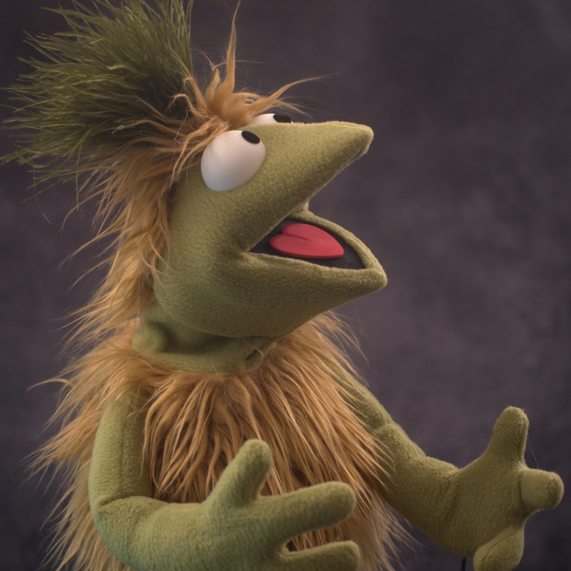 Green/Beige Greeblee Professional Hand Puppet – Operation: Puppet
