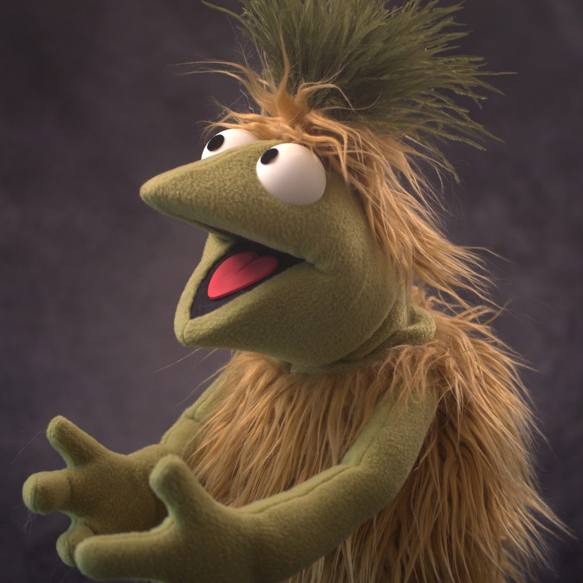 Green/Beige Greeblee Professional Hand Puppet – Operation: Puppet