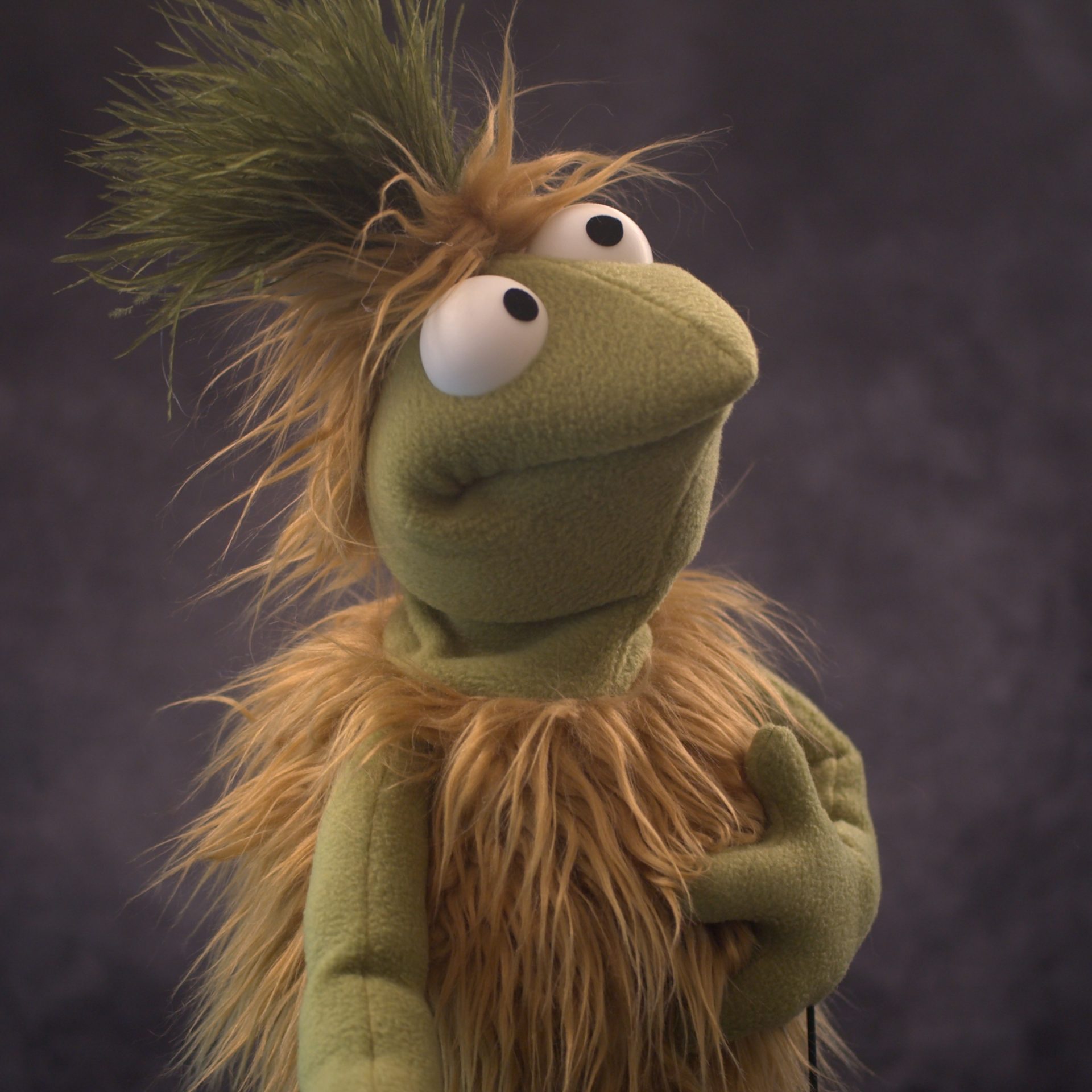 Green/Beige Greeblee Professional Hand Puppet – Operation: Puppet