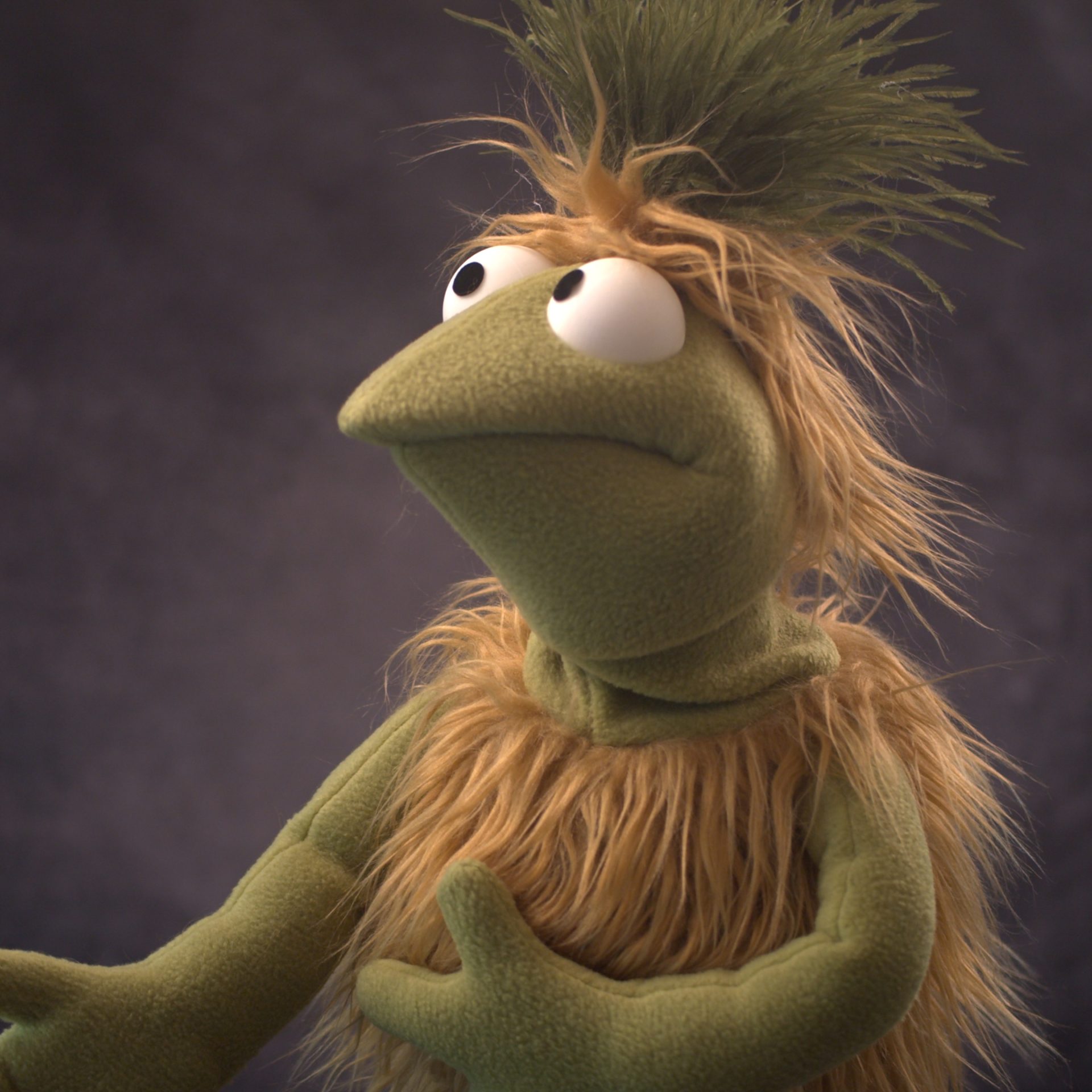 Green/Beige Greeblee Professional Hand Puppet – Operation: Puppet
