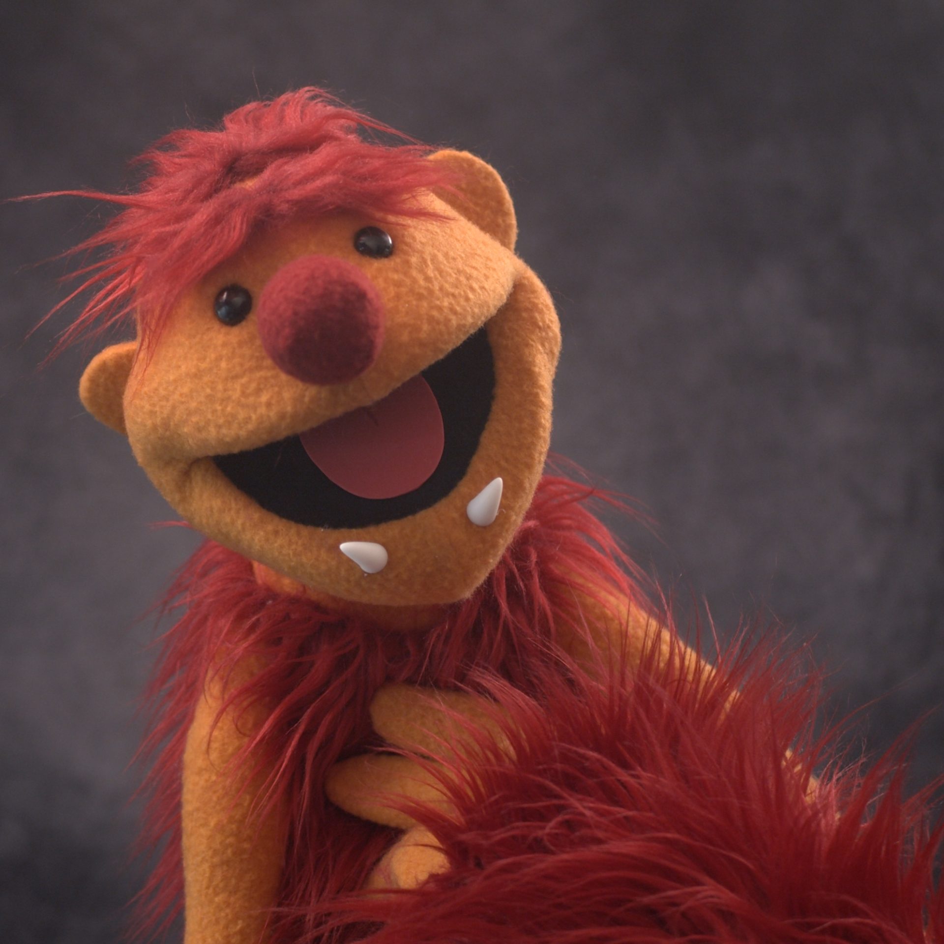 Professional Live Hands Puppet Orange Ogre – Operation: Puppet