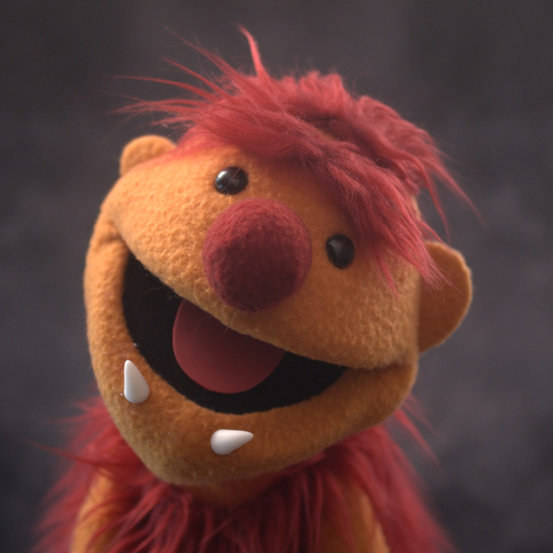 Professional Live Hands Puppet Orange Ogre – Operation: Puppet