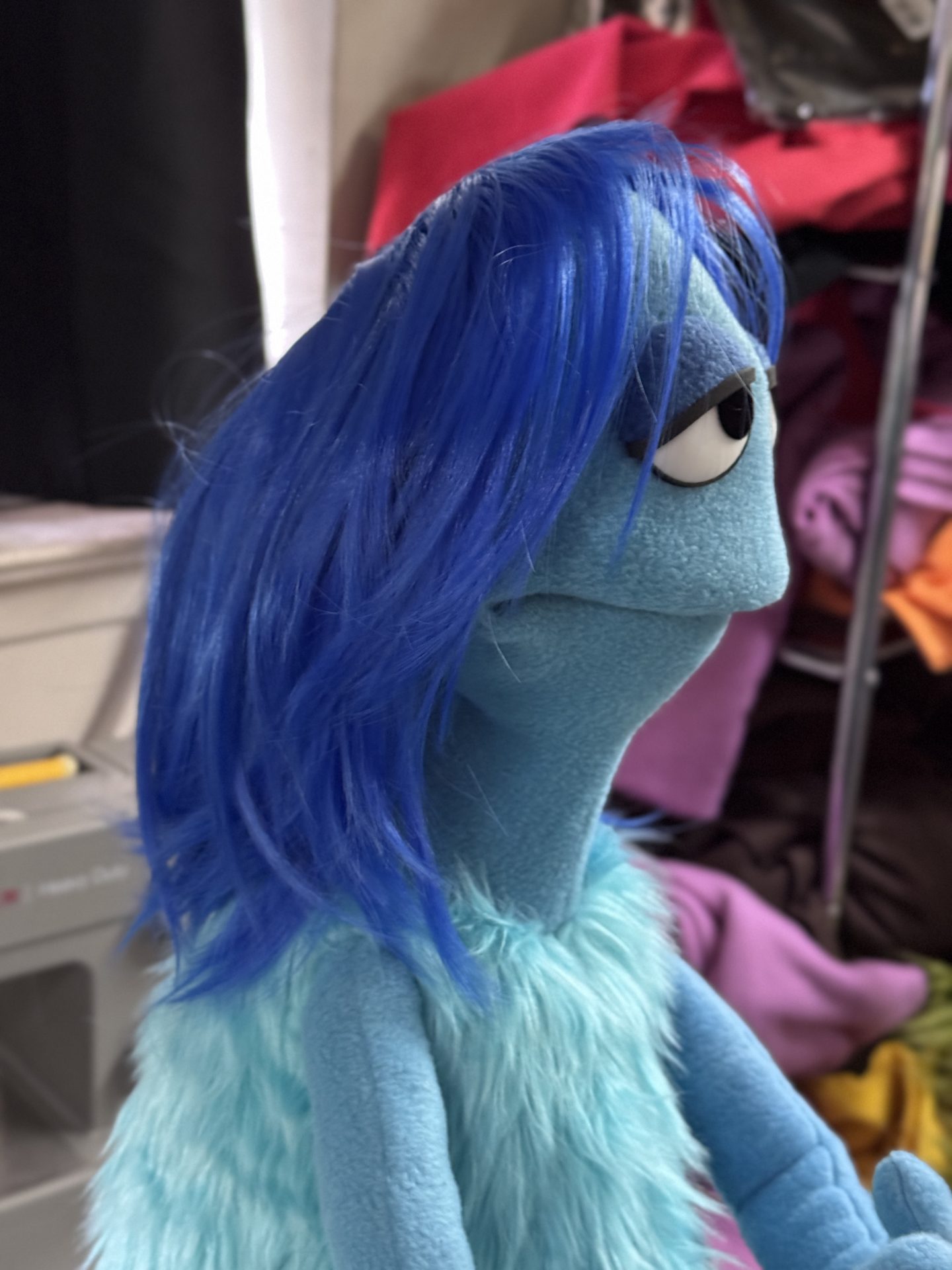 Custom Blue Nurnee Hand & Rod Puppet – Operation: Puppet