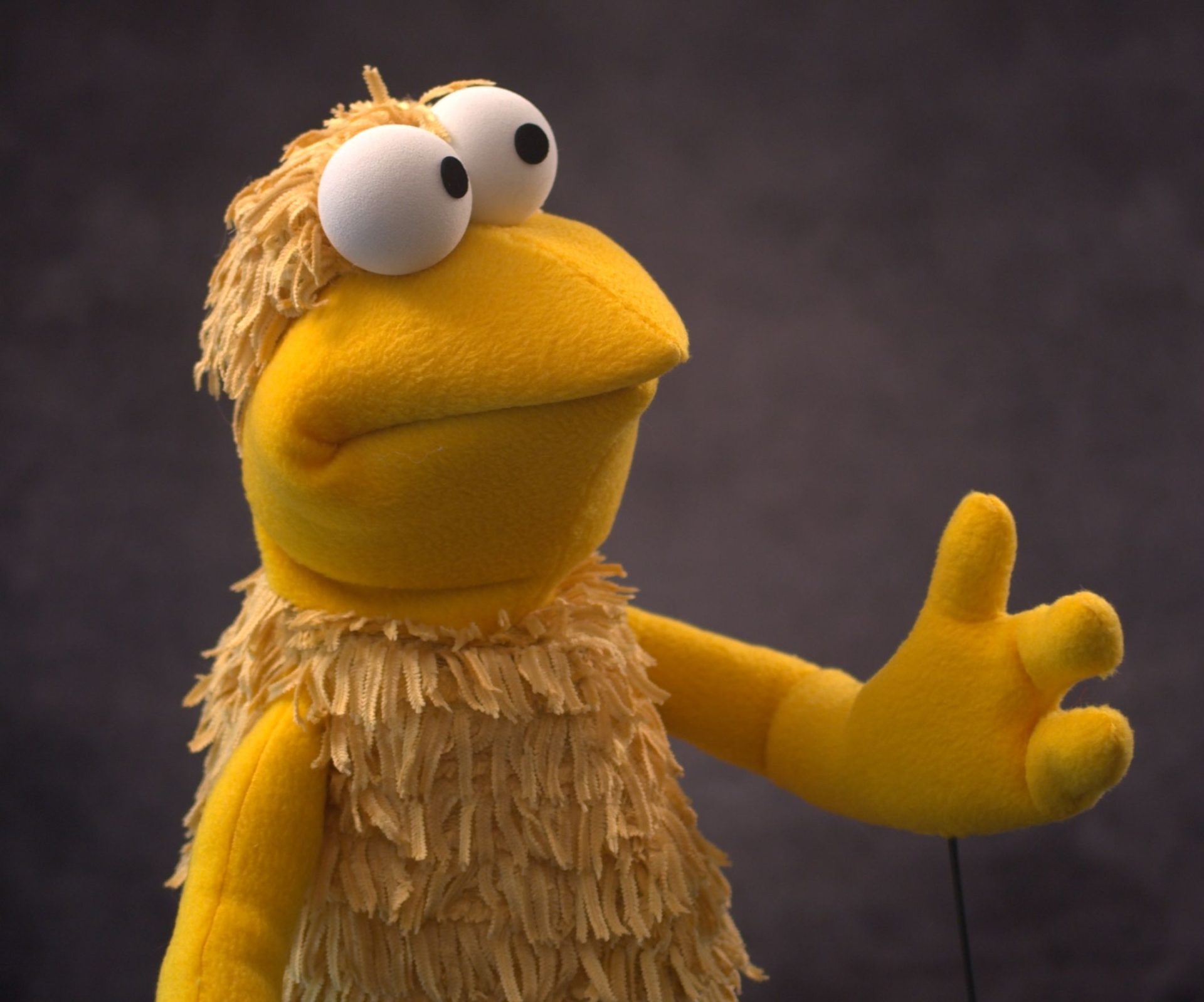 Yellow Greeblee Professional Hand Puppet – Operation: Puppet