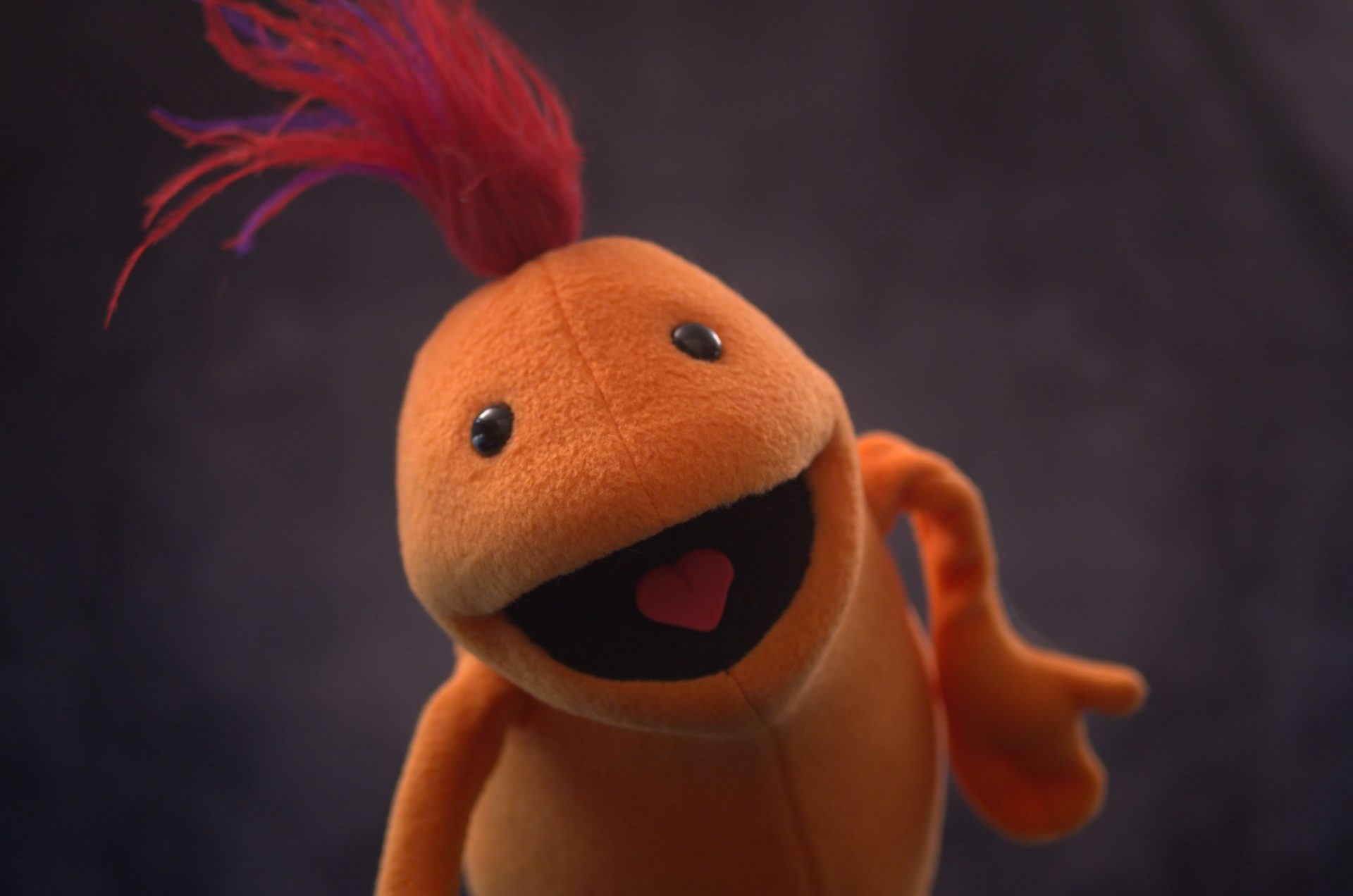 Orange Smol Hand Puppet – Operation: Puppet