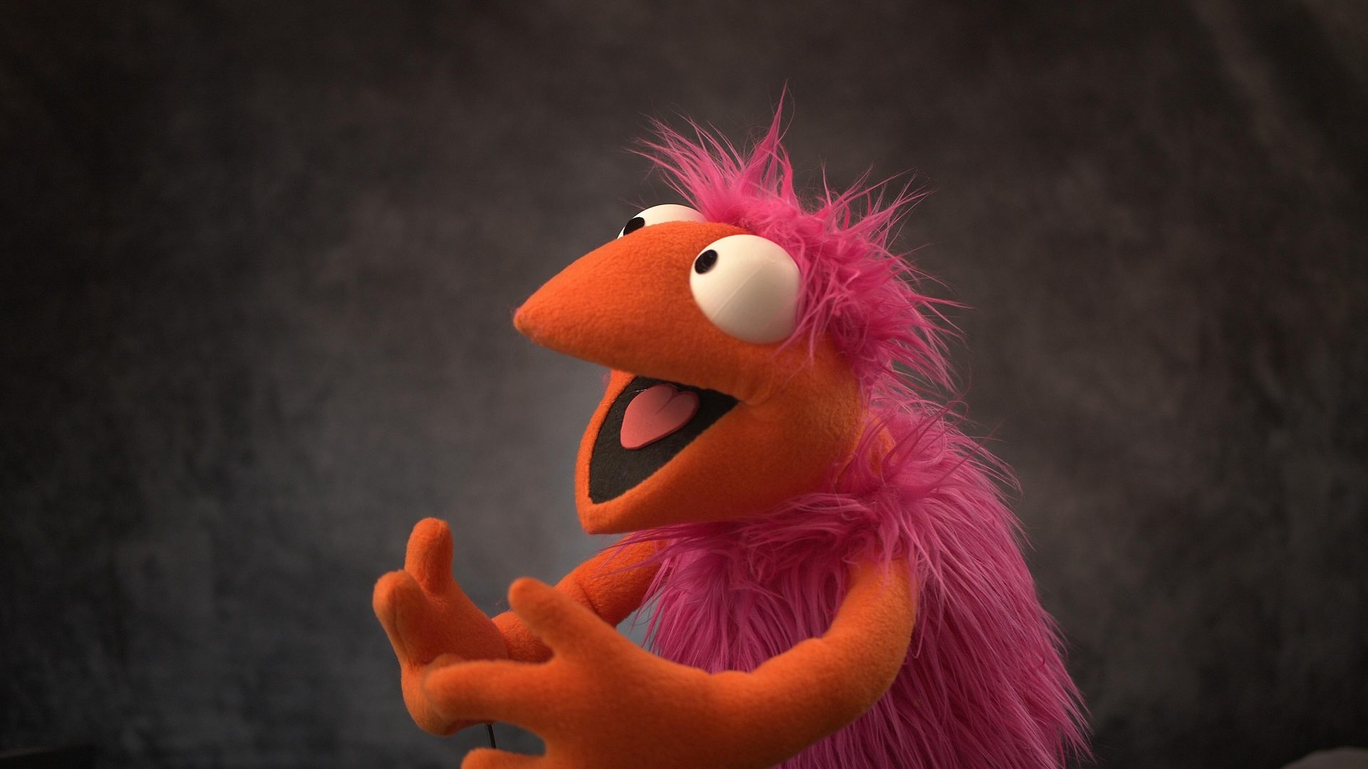 Orange & Pink Greeblee Hand Puppet – Operation: Puppet